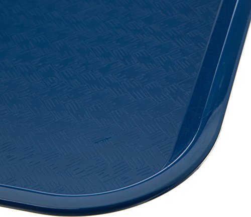 Carlisle FoodService Products Cafe Plastic Fast Food Tray, 14" x 18", Blue