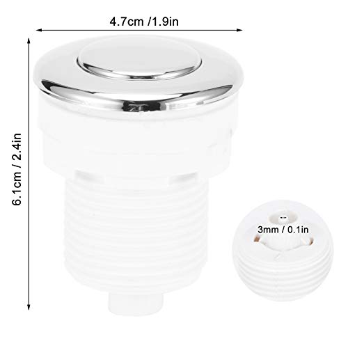 iFCOW Bathtub Massage Jet Nozzle Stainless Steel Nozzles Swimming Pool Hydrotherapy SPA Accessory