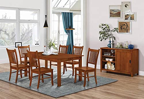 Coaster Home Furnishings Marbrisa Slat Back Side Chairs Sienna Brown (Set of 2) 100622