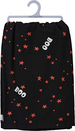 Primitives by Kathy Retro-Inspired Halloween Dish Towel, 28 x 28-Inch, Boo