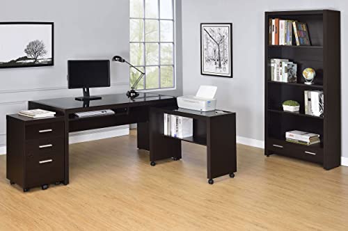 Coaster Home Furnishings Skylar 3-Drawer Mobile Storage Cabinet Cappuccino