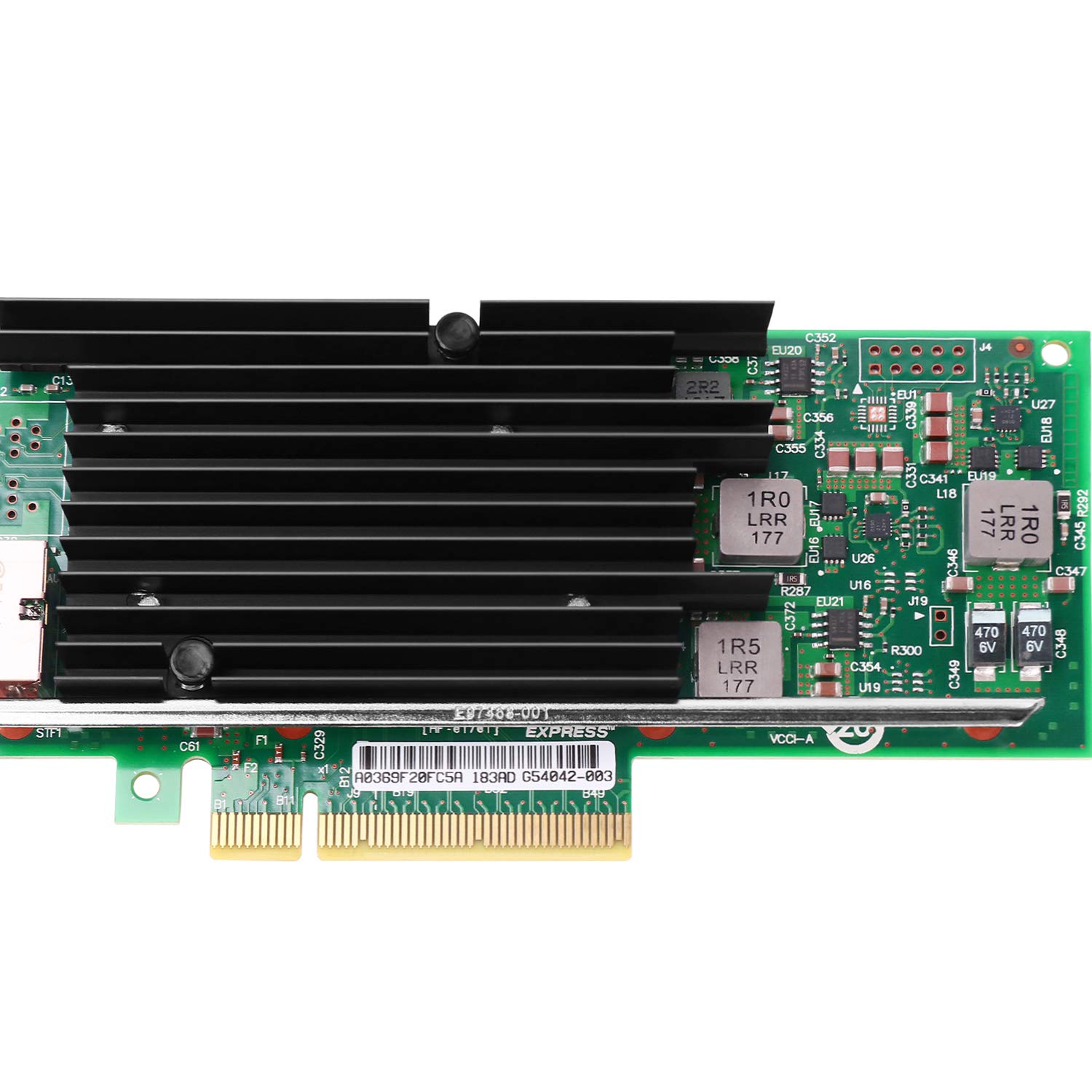 Vogzone 10Gb PCI-E NIC Network Card for Intel X540-T1,100MbE/1GbE/10GbE Copper Single RJ45 Port, with Intel X540 Chip,10GbE PCI Express 2.1 X8 Ethernet Adapter Support Windows/Linux/VMware
