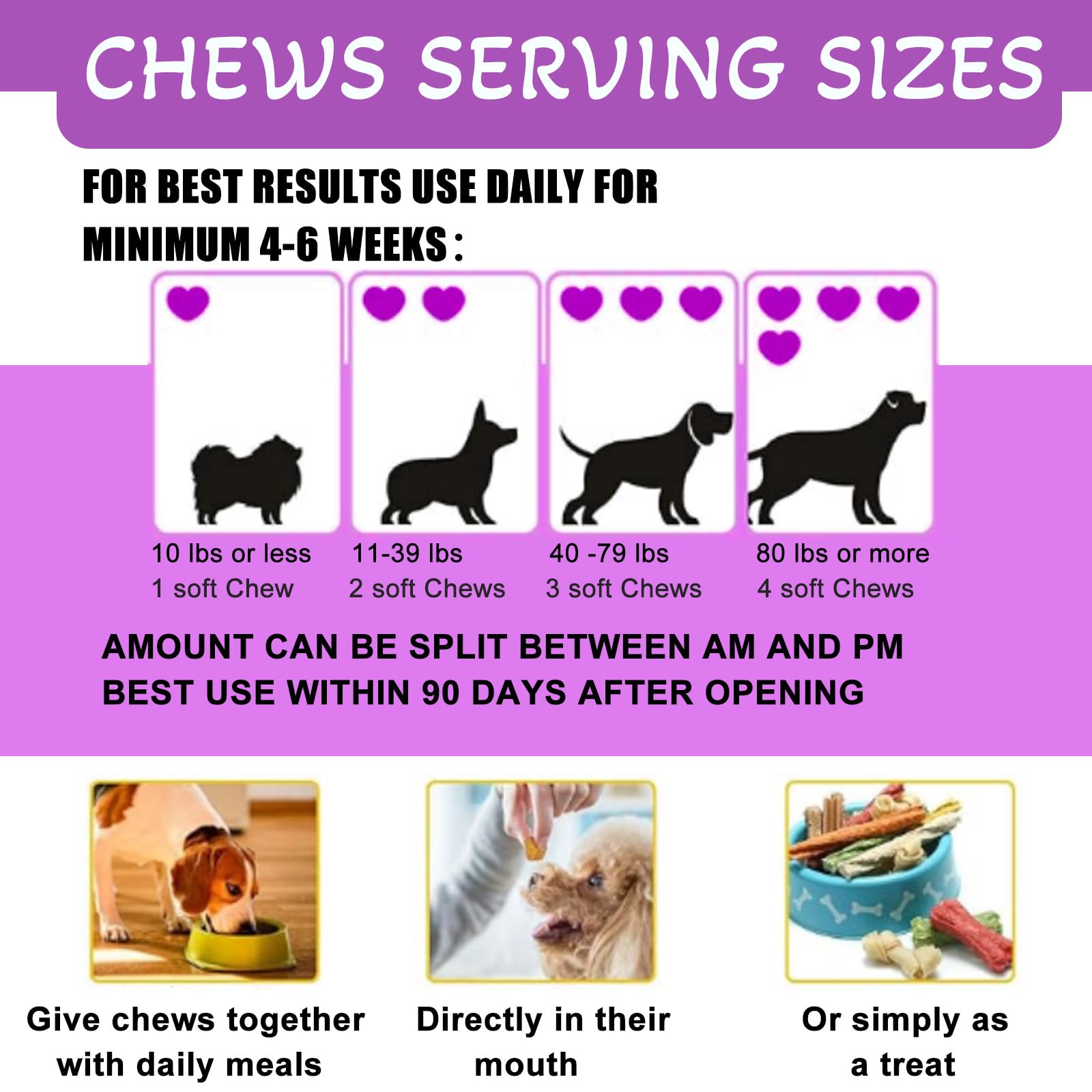 Probiotics for Dogs,Dog Probiotics and Digestive Enzymes,Health and Immune Support. Relieves Constipation, Bad Breath, Flatulence and Upset Stomach. Veterinarian Developed,120 Chews, Duck Flavor.