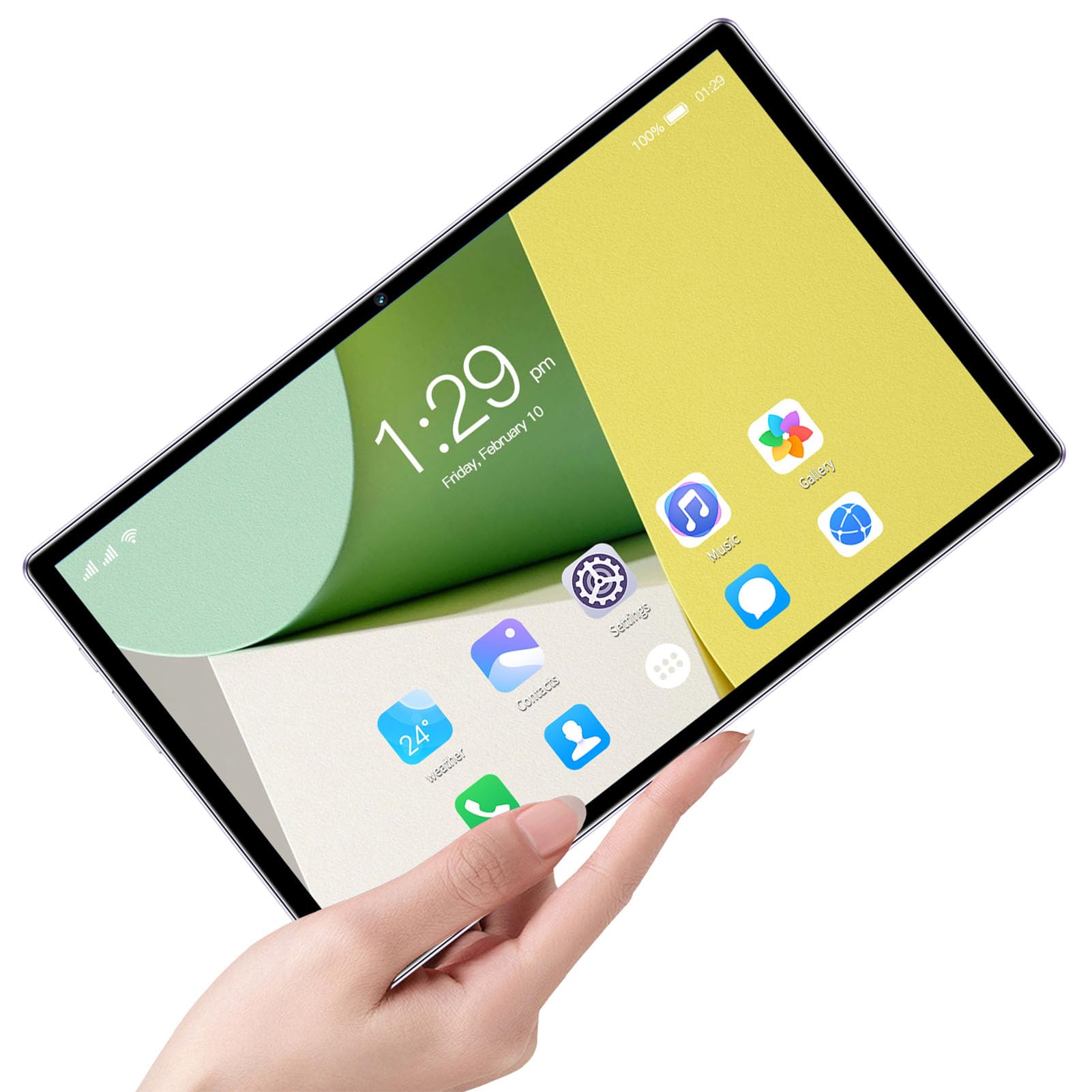 4G LTE Phone Tablet 10.1 Inch Tablet Dual Cameras 128GB Expandable 5G WiFi for Android 12 for Business (US Plug)
