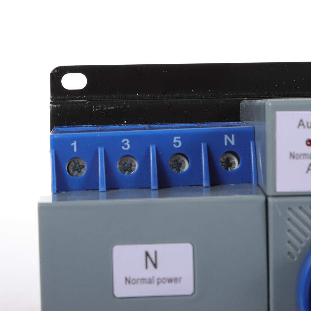 AC110V Mini Dual Power Automatic Transfer Generator Changeover Switch Self Cast Conversion 63A ATS M6 (4P/63A)