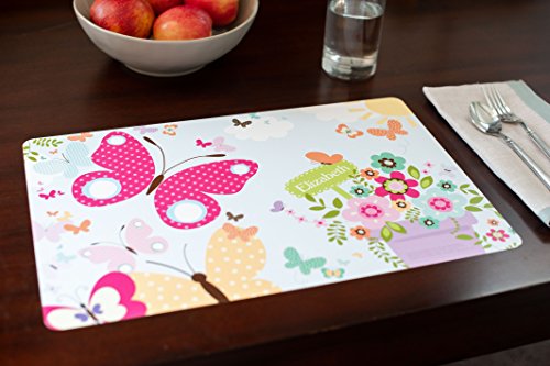 Personalized Placemat for Kids, Butterflies - I See Me!