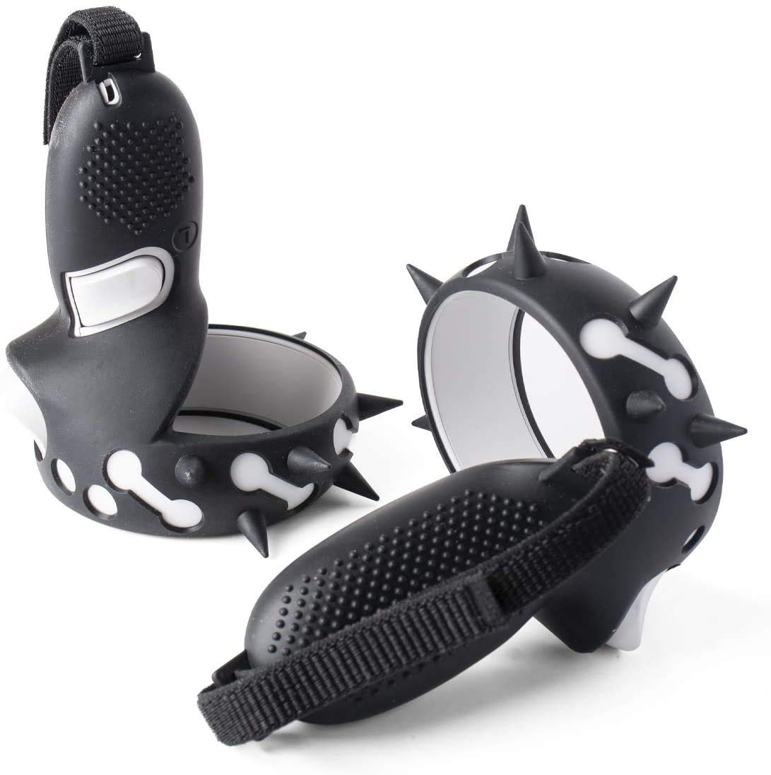 NIUVR Touch Controller Grip Cover Compatible with Quest 2 VR Accessories, Anti-Throw Protective Handle Sleeve with Nylon Adjustable Knuckle Strap