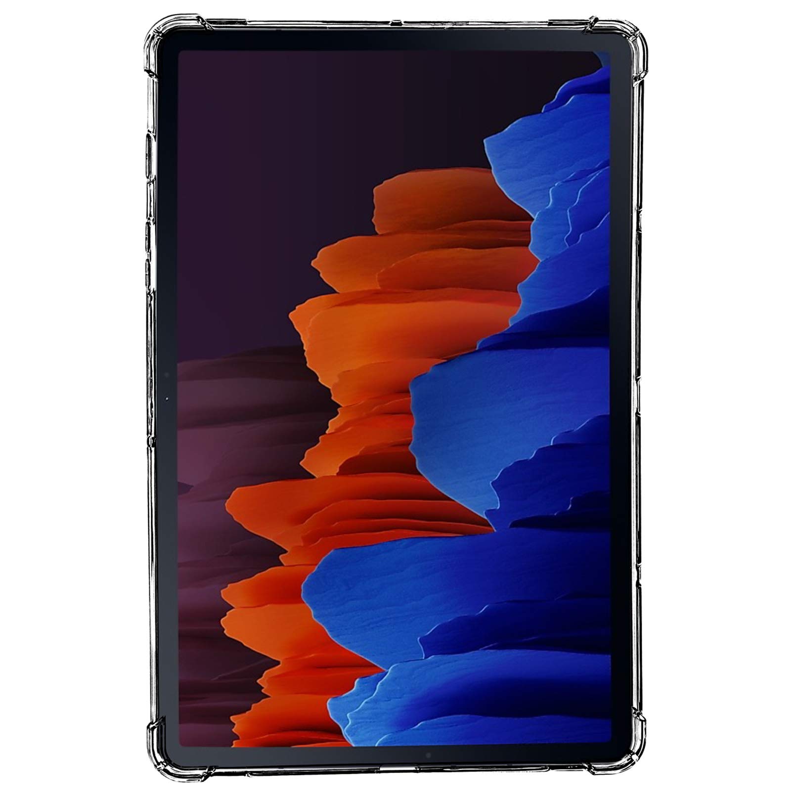 SFFINE Clear Case for Samsung Galaxy Tab S8 2022 and Galaxy Tab S7 2020 Tablet,[Thick Corner] Transparent Thin Slim Soft Flexible TPU Gel Silicone Protective Case Cover for Galaxy Tab S8/S7 11 Inch