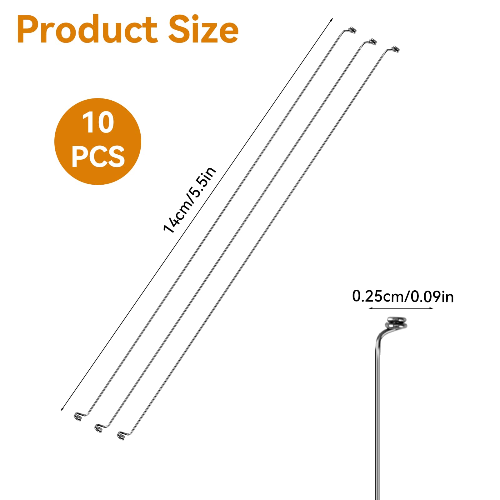 KALIONE 10 Pieces Cheese Slicer Wire, Cheese Wire Replacement Kit, Stainless Steel Cheese Cutter Wire, Butter Cutter Wire, Wire Cheese Cutter, Cheese Wire Knife Kit for Slicing Block Cheese Butter
