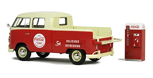 Coca-Cola 1/24 1963 Volkswagen Type 2 T1 Pickup with Metal Vending Machine