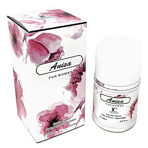 J & H VARIETY PERFUME J&H ANISA for Women, Eau de Parfum Spray, Wonderful Gift, Ultra-feminine Fresh, Daytime and Casual Use, for all Skin Types, a Classic Bottle, 100Ml/ 3.4 Fluid Ounce