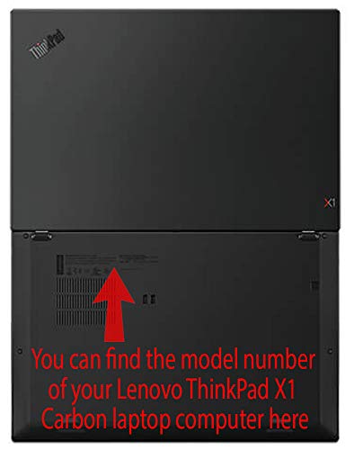 mCover Case Compatible for 2019~2021 14" Lenovo ThinkPad X1 Carbon G7 Gen 7 Gen 8 G8 non-2-in-1 Laptop Computers ONLY (NOT Fitting Any Other Lenovo Models) - Clear