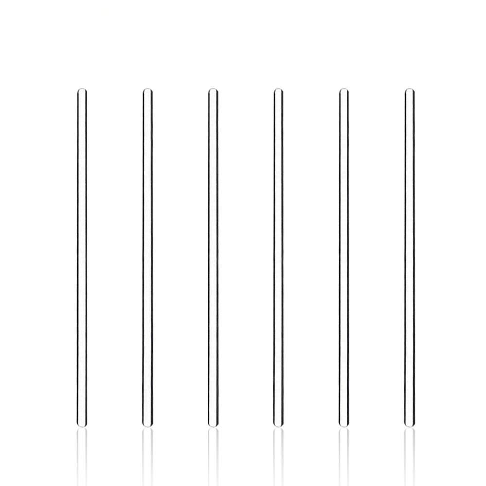 ULAB Scientific Glass Stirring Rods, Length 300mm, Dia.5mm, Glass Material, Pack of 6, UMP1002