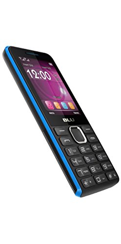 BLU Tank II T193 Unlocked GSM Dual-SIM Cell Phone w/ Camera and 1900 mAh Big Battery - Unlocked Cell Phones - Retail Packaging - Black Blue