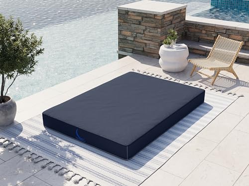Mielmooncare 7-Inch Waterproof No-Springs Bed Mattress Eco-Barrier,Clean&Body,Supportive Spinal,Indoor-Outdoor Friendly,Flippable,One Breeze (Full, 6 ")