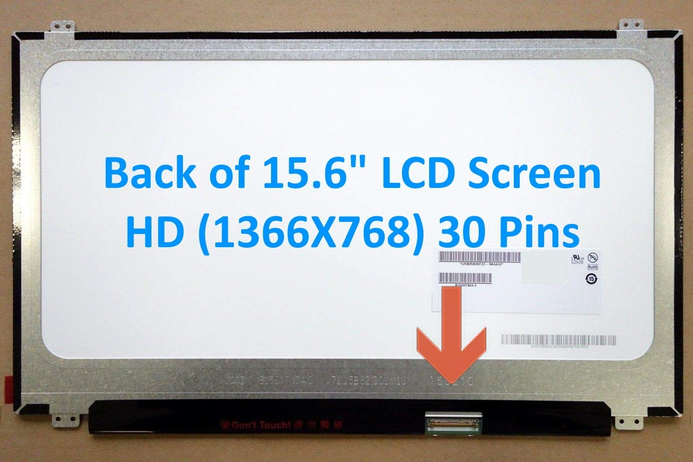 Generic New 15.6" HD 1366X768 WXGA Slim Laptop LED LCD Replacement Screen/Panel Compatible with AU Optronics B156XTN07.1/ B156XTN07.1 HW0A HW2A