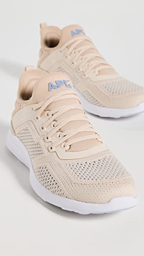 APL: Athletic Propulsion Labs Women's Techloom Tracer Sneakers, Beach/Frozen Grey/White, 7.5 Medium US