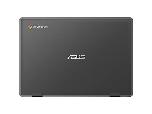 ASUS 11.6'' LCD HD(1366 x 768) Rugged Chromebook CR1 Intel Celeron N5100, 1.1 GHz, 8GB, 32GB eMMC, UHD Graphics, Chrome OS, Dark Gray, Webcam, Bluetooth, Wi-Fi 6 + Accessories