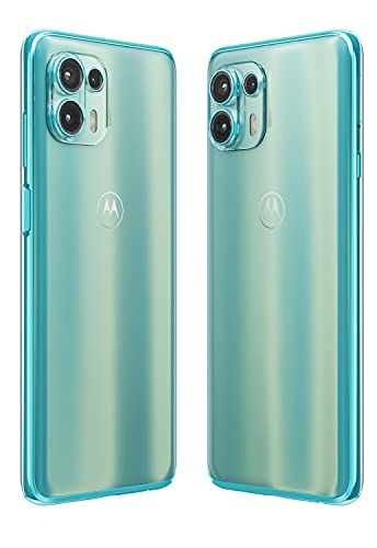 Motorola Edge 20 Lite (128GB, 6GB) 6.7" 90Hz OLED, Dual SIM (Euro 5G / Global 4G LTE) GSM Unlocked (T-Mobile, AT&T, Metro) International Model XT2139-1 (Lagoon Green)