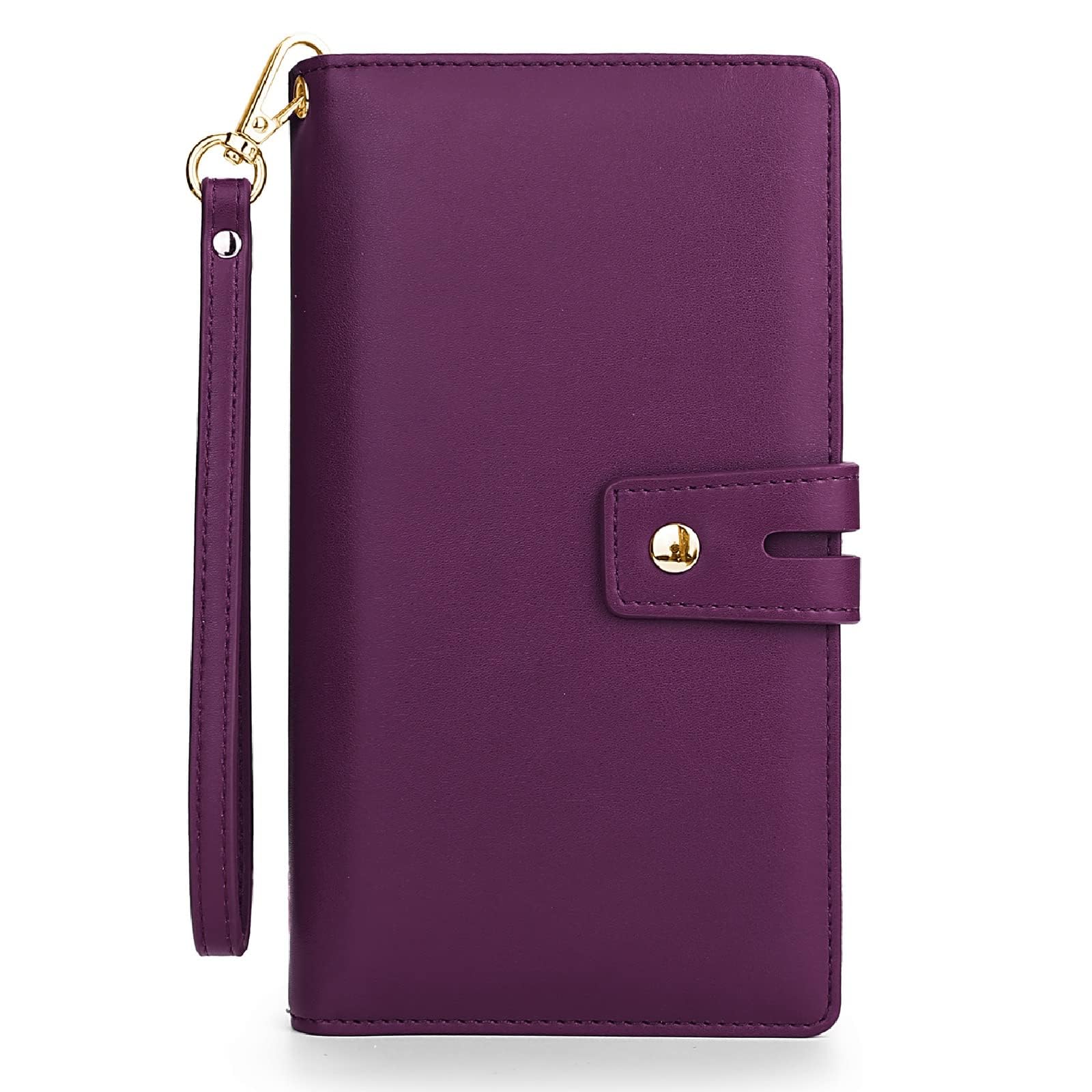 YALUXE Wallet for Women RFID Blocking Removable Checkbook Holder Large Capacity