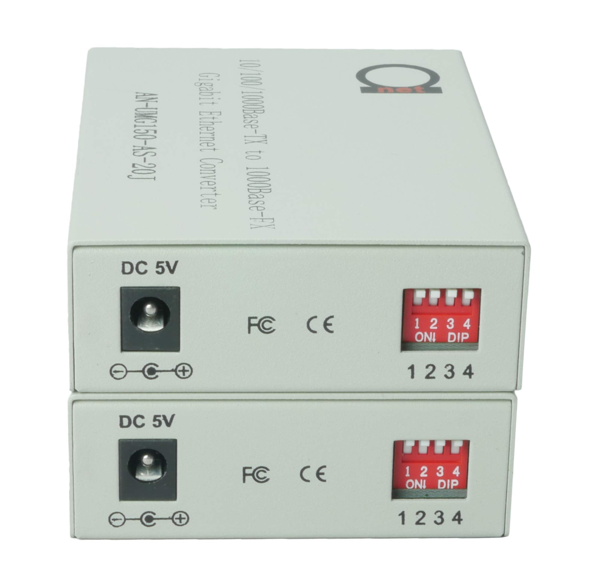 Single Mode SC WDM Single Fiber Bi-Di Gigabit Media Converter - Built-In Fiber Module 20km (12.42 miles) β to UTP Cat5e Cat6 10 100 1000 RJ-45 β Auto Sensing Gigabit or Fast Ethernet Speed -1 pair