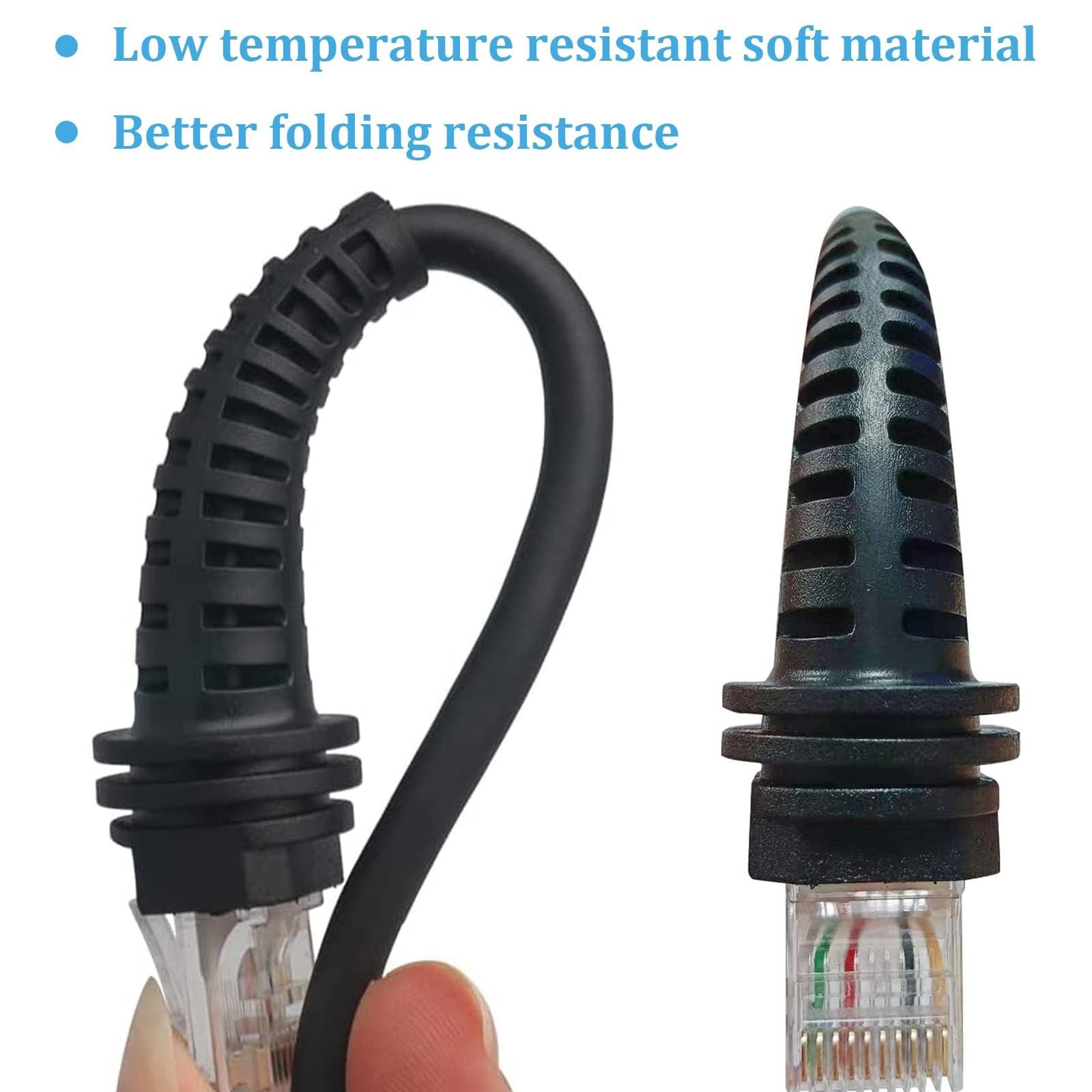 SOTESIN USB Cable for Honeywell Barcode Scanner, USB to RJ45 Cable, CBL-500-300-S00 1900GHD 1900iSR 1902GHD 1902GSR 1300G 1250G MS7580(New Version) 1450G MS7980G 1200G 1910 (1900-7FT-Straight)