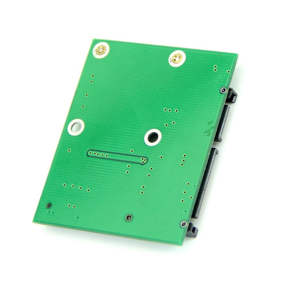 YHJIC New PCI E Half Height mSATA SSD to 7mm 2.5inch SATA 22pin Hard Sisk Drive PCBA as shown 046029 046029