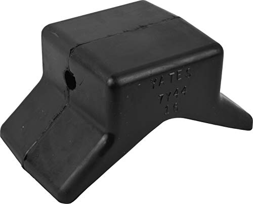 Attwood 11201-1 Boat Trailer Rubber Bow 3x3 Y-Stop, Black