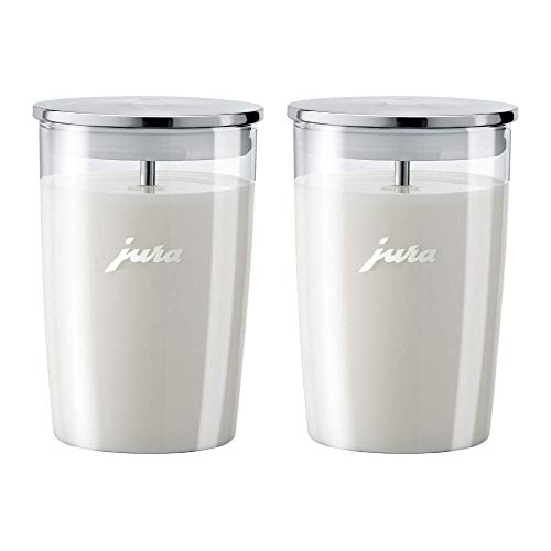 Jura 72570 Glass Milk Container, Clear (Pack of 2) (2 Items)