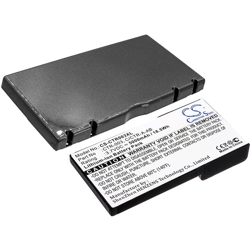 Battery Replacement Compatible for Nintendo 3DS, CTR-001, MIN-CTR-001,