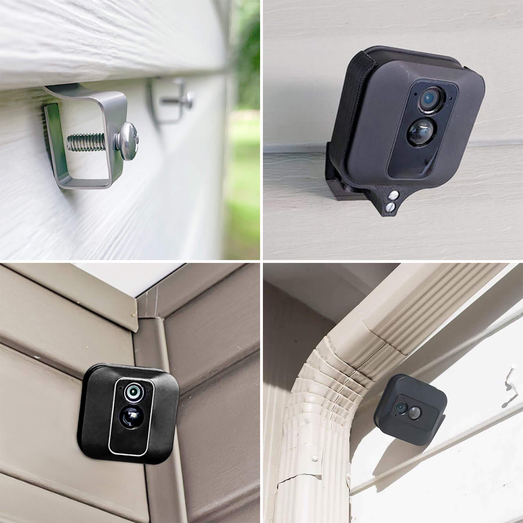 Vinyl Siding Clips for Blink Camera, Damage-Free Outdoor Siding Screws Hooks Hanger for Mounting XT2 Camera Home Security System, Weatherproof Stainless Steel Blink Siding Mount (10 Pack)