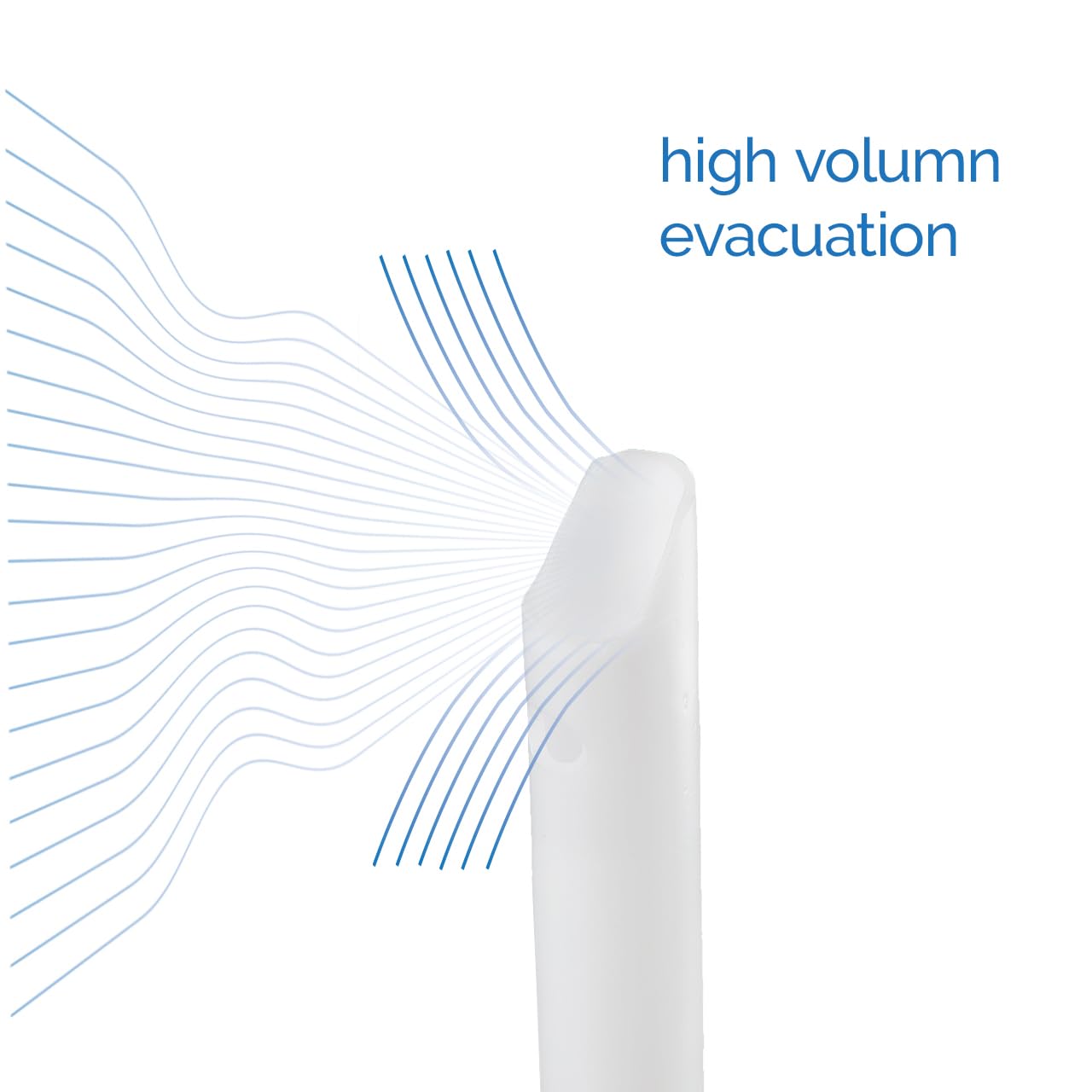 JMU 100Pcs Dental HVE Suction Tips, Dental Evacuation Tips, High Volume Evacuator Tips, Disposable Vented Evacuation Aspirator Tips