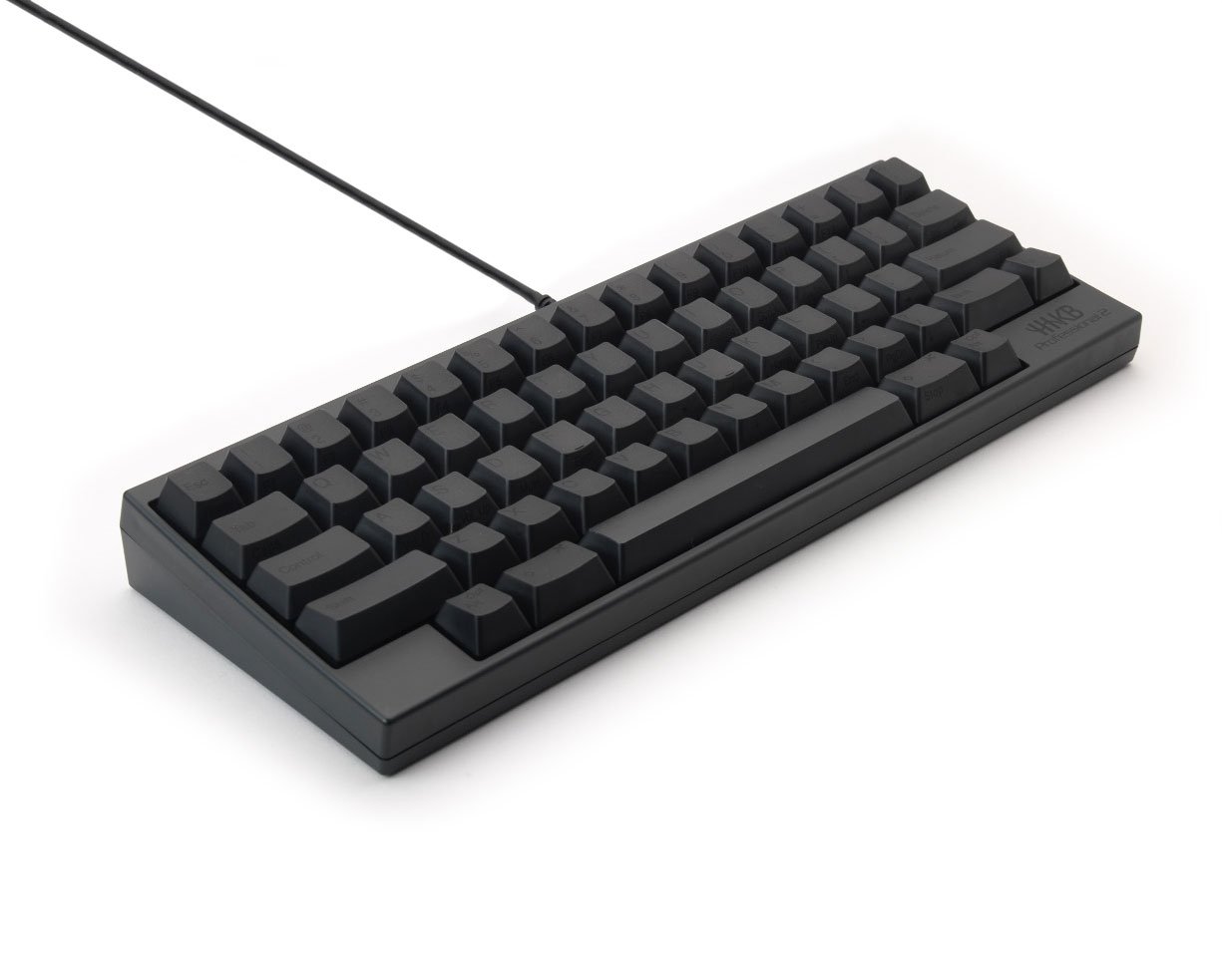 Happy Hacking Keyboard Professional2 (Compact, Charcoal, Printed Keycaps, 45G)