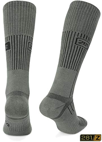 281Z Military Demi Season Breathable Over The Calf Army Uniform Boot Socks (Foliage Green)(Small 3 Pairs Pack)