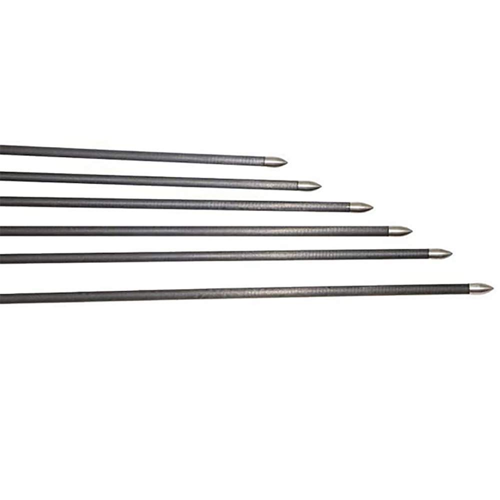 32" Arrows 900 Spine Arrows for Compound Bows ID 4.2 mm 28/28.5/29/30/31/32 Inch Field Tip Carbon Arrow for 10/15/20/25/30 Lbs Recurve Bow Longbow Archery Hunting Shooting Target Practice