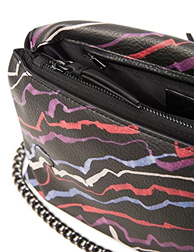 Desigual womens Across Body Bag, Black, U US