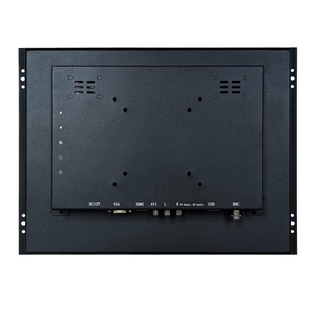 iChawk 15'' inch PC Monitor 1024x768 4:3 HDMI-in VGA USB Built-in Speaker Embedded Open Frame Wall-Mounted Support Linux Ubuntu Raspbian Debian OS Resistive Touch LCD Screen Display K150MT-59RL