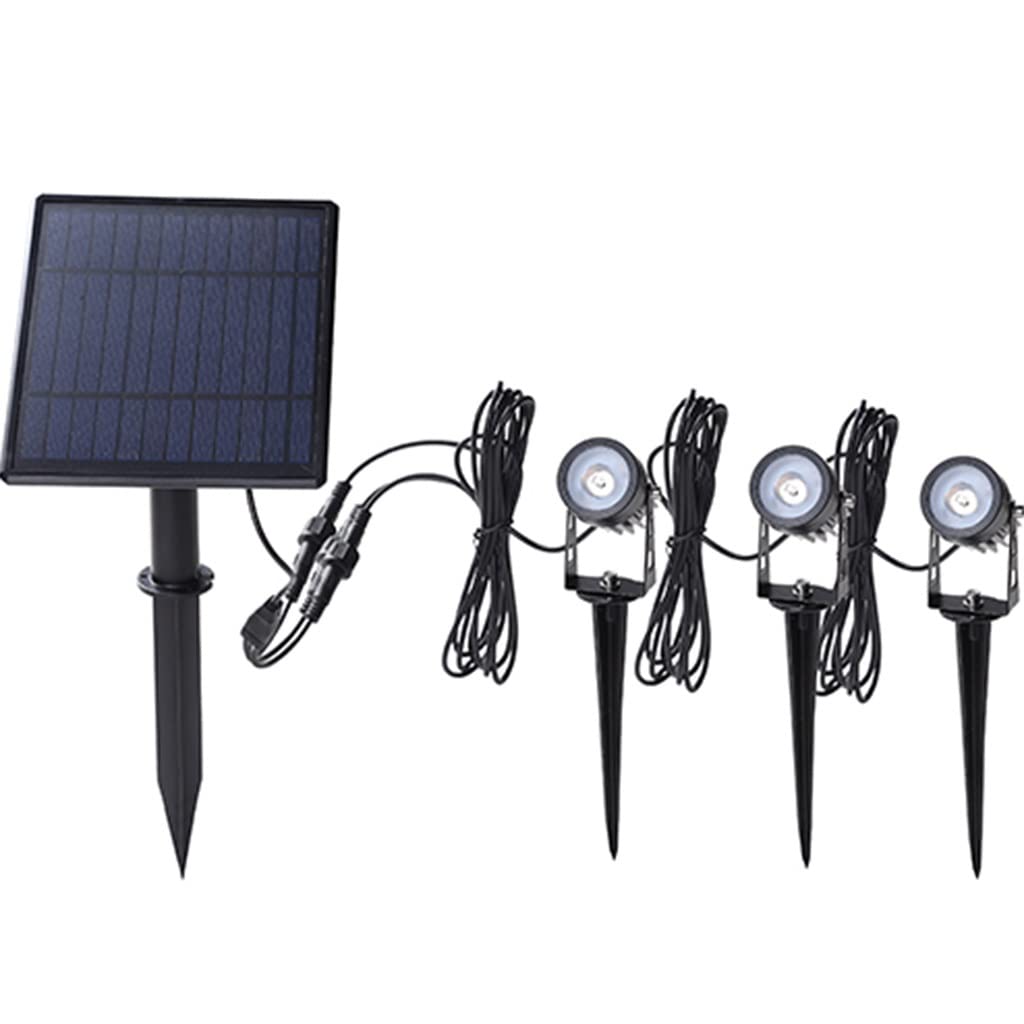 YHRJ Landscape spotlights Outdoor Outdoor Solar spotlights, Villa Decoration Lawn Lights for Christmas Party, Home Lighting Flood Light (Color : B, Size : White Light)