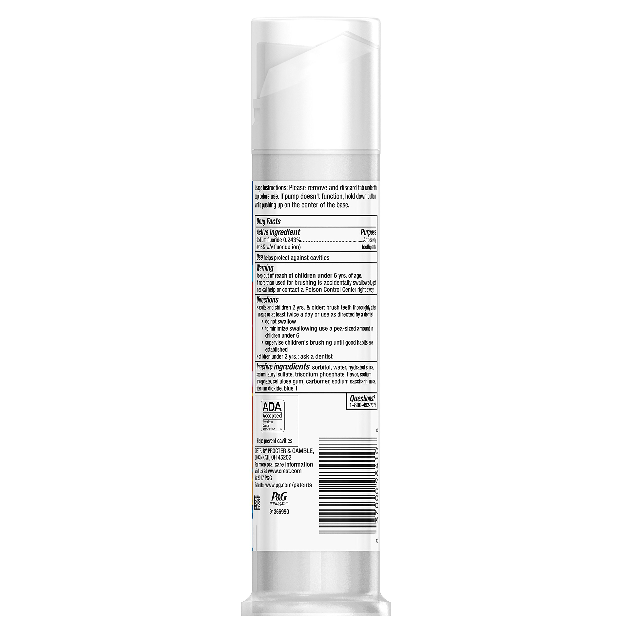 Crest Kid's Cavity Protection Toothpaste for Kids (children and toddlers 2+), Sparkle Fun Flavor, 4.2 ounces (Pack of 6)
