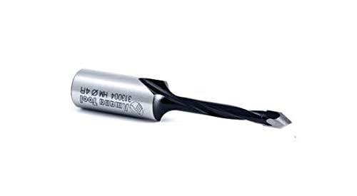 Amana Tool - 313005 Carbide Tipped Through-Hole Boring Bit R/H 5mm Dia x 57mm Long x 10mm