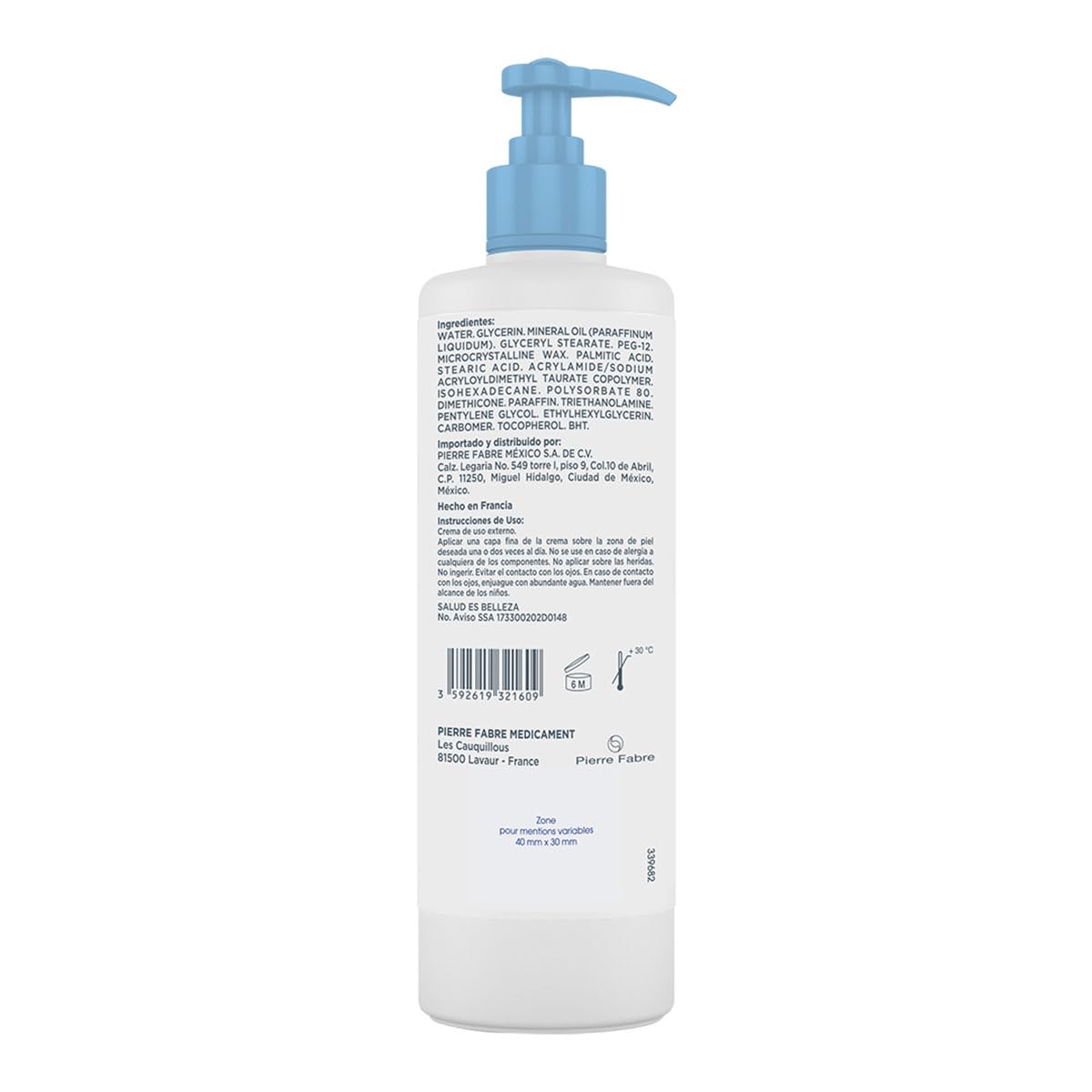 Crema Emoliente seco 500g Piel