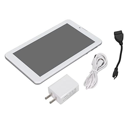 7 Inch Tablet, Toddler Tablet 32GB Octa Core 1280x800IPS 3500mAh Battery Stylish Design S Plug 100‑240V (US Plug)