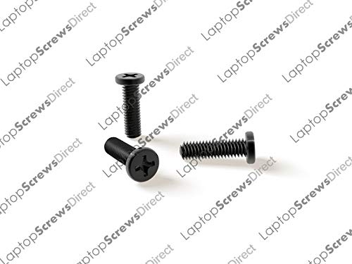 RapidSparesLtd Pack of 500 M2X7 New Black Zinc Wafer Head Laptop Machine Screw Philips Head