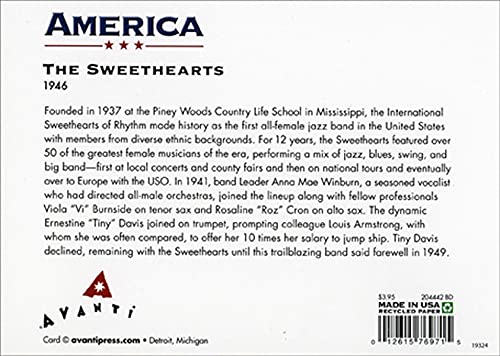 Avanti Press The Sweethearts Jazz Band America Collection Birthday Card
