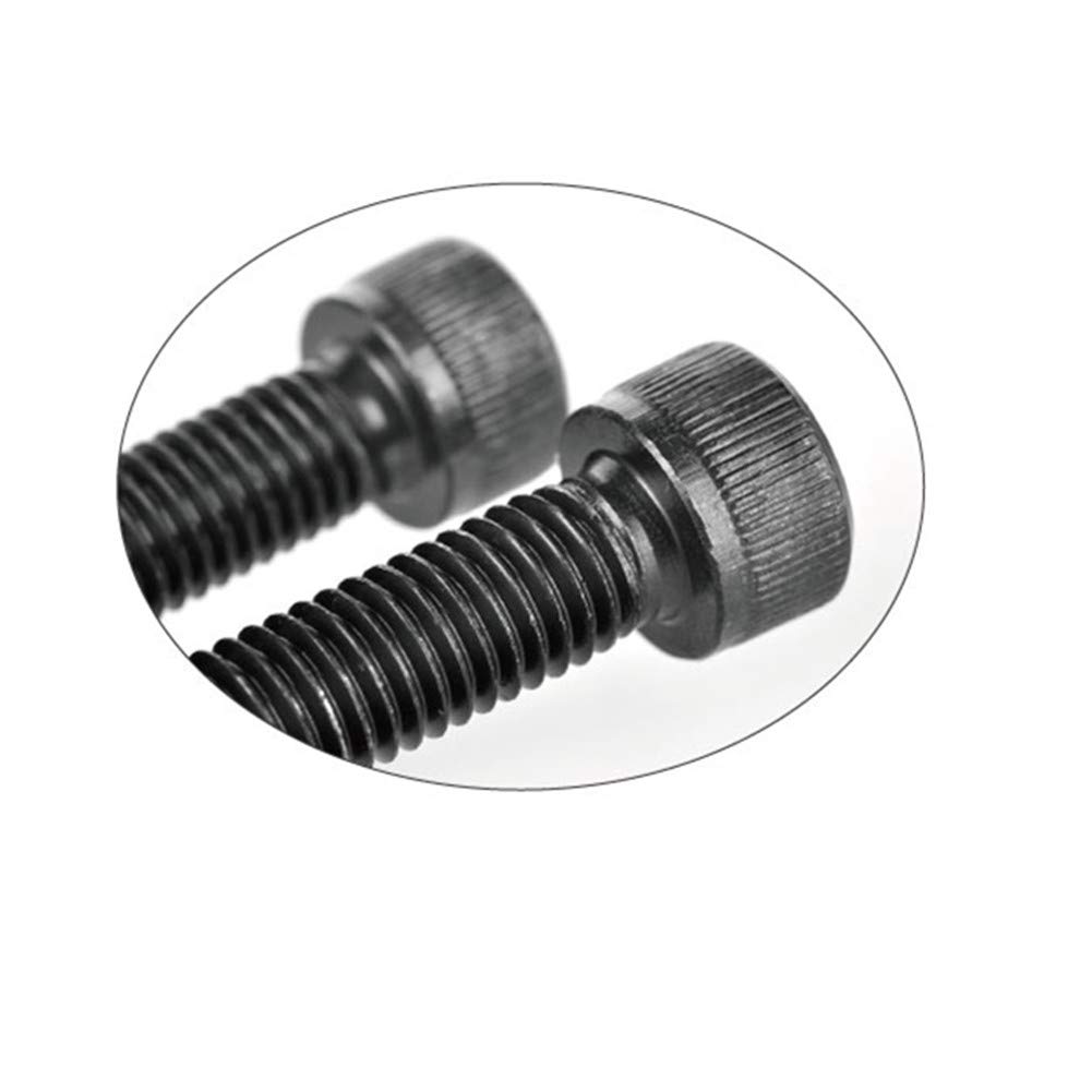 FullerKreg M3-0.5 x 25mm Alloy Steel Socket Cap Screw, (Pkg of 100),ISO 4762, Hex Drive, Class 12.9, Black Oxide Finish