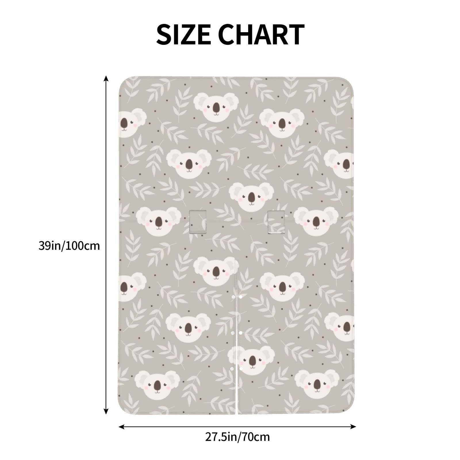Rutiea Seamless Pattern with Cute Koala Car Seat Cover for Babies, Peekaboo Opening Minky Carseat Canopy Stroller Cover for Newborn, Mom Nursing Breastfeeding Covers, Blanket for Infant Toddler