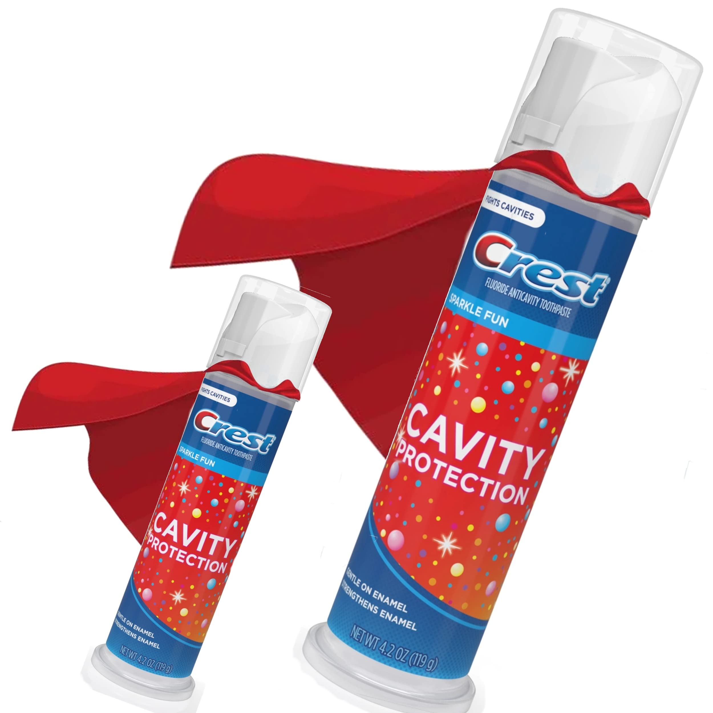 Crest Kids Sparkle Fun Toothpaste Pump 4.2 oz. (Pack of 2)
