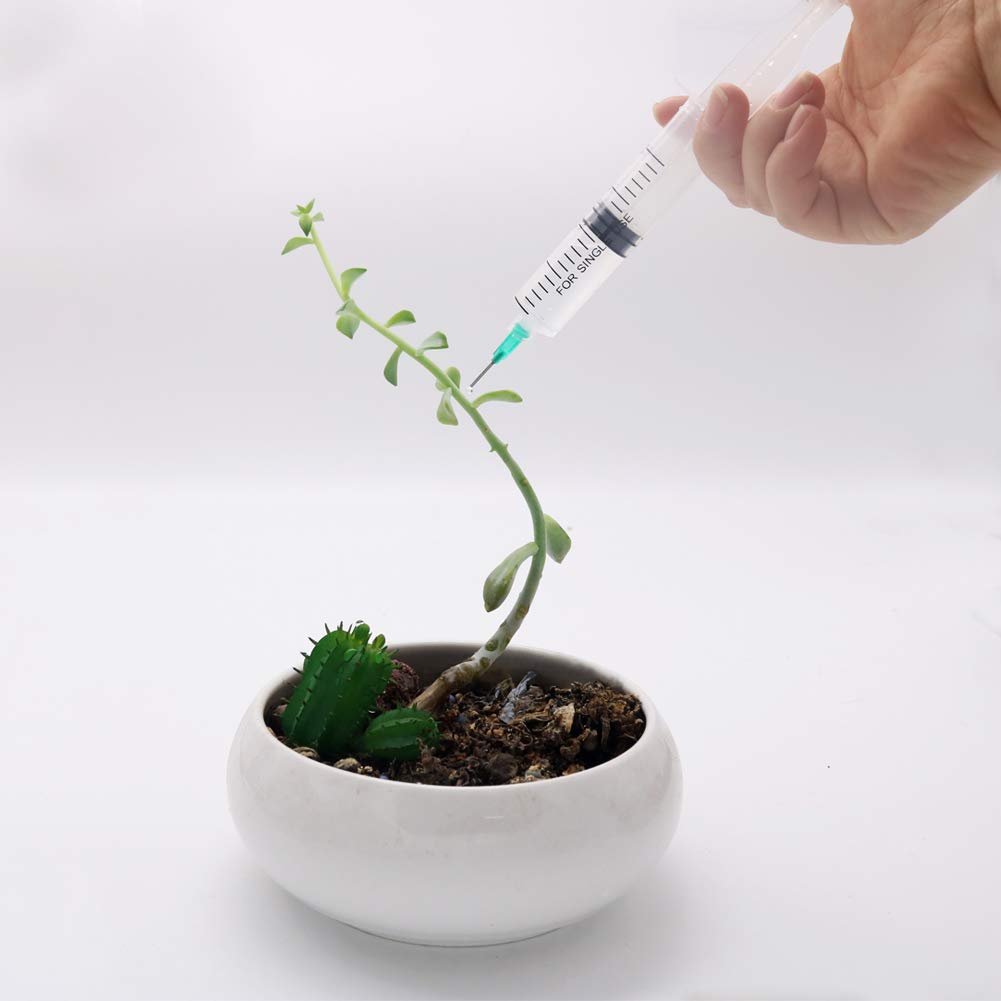 Shintop 30ml Syringe with 18G 1 Inch Blunt Tip Needles and Syringe Caps for Experiments, Industrial Use (12 Pack)