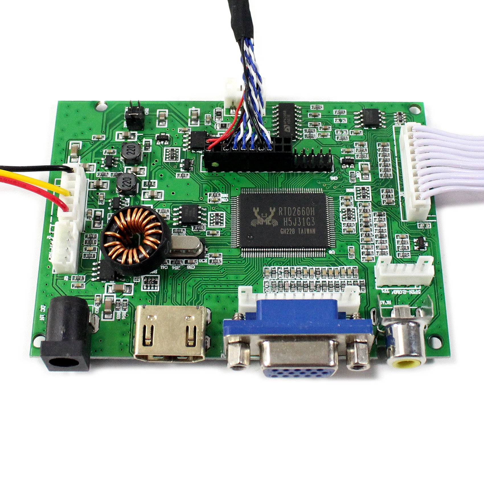 HDMI VGA 2AV LCD Controller Board for 15.6 inch LP156WH1 LTN156AT01 N156B3 B156XW01 1366x768 30Pins LCD Display