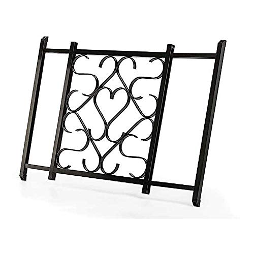 Camco Camper/RV Screen Door Deluxe Grille | Features an Adjustable Width of 20-Inches to 32-Inches & Crafted of Heavy-Duty Aluminum | Includes Installation Hardware (43993)
